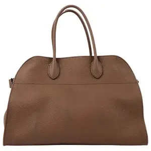 THE ROW Margaux Leather Tote - Brown