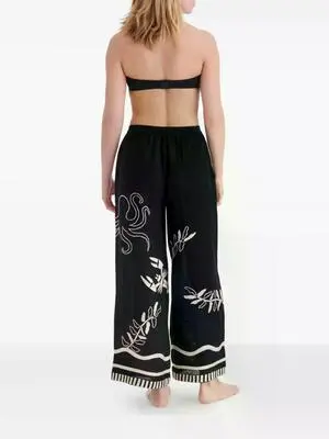 ERES Octopus Wide-leg Trousers - Black