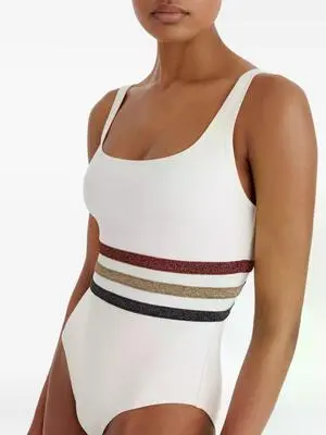 ERES Radieux Striped-waistband Swimsuit