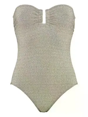 ERES Scintillant Strapless One-piece Swimsuit - Metallic