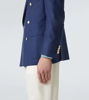 Dunhill Double-breasted Cashmere Blazer