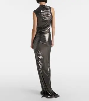Rick Owens Ruched Jersey Gown