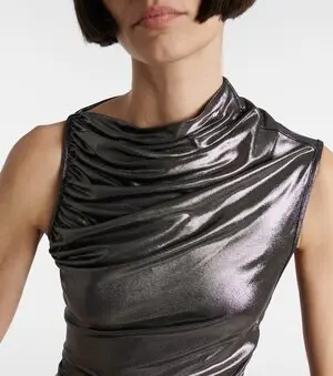 Rick Owens Ruched Jersey Gown