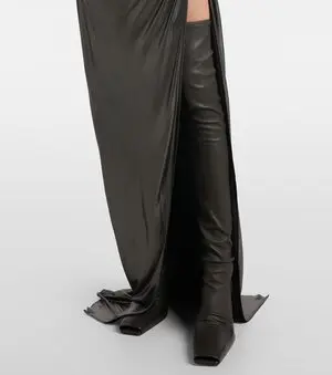 Rick Owens Ruched Jersey Gown