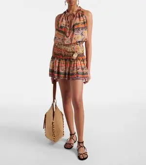Isabel Marant Étoile Maelly Paisley Silk Voile Wide-leg Shorts - Multicoloured