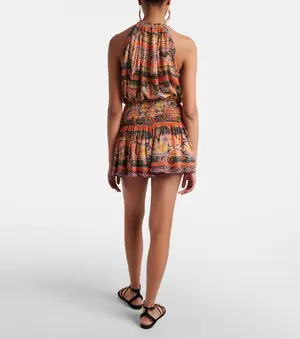 Isabel Marant Étoile Maelly Paisley Silk Voile Wide-leg Shorts - Multicoloured