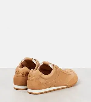 Loewe Ballet Runner 2.0 Leather Sneakers - Brown