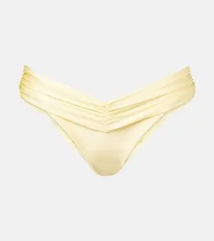 BANANHOT Jasmin Low-rise Bikini Bottoms - Yellow