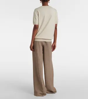 Loro Piana Ice Wish Knitted Cotton Top