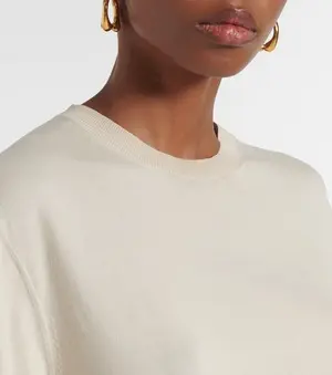 Loro Piana Ice Wish Knitted Cotton Top