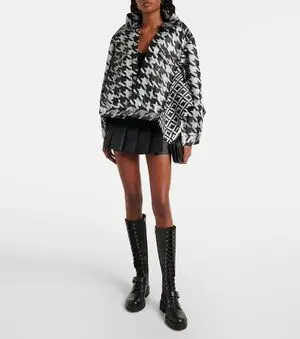 GIANVITO ROSSI Miles Lace-up Leather Knee-high Boots - Black