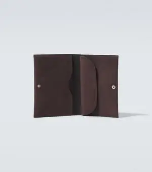 THE ROW Leather Passport Holder - Brown
