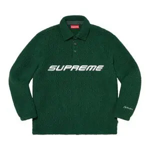 Supreme X Polartec Long-sleeve Polo 'dark - Green