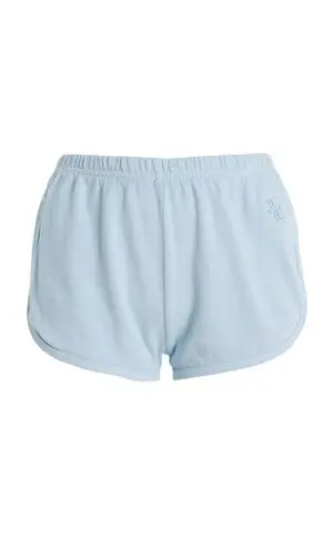 Eterne Cotton Terry Track Short - Blue