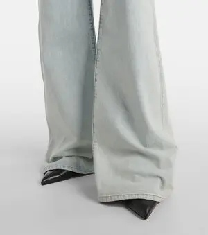 Khaite Dane" Wide-leg Jeans