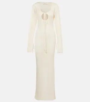 BANANHOT Kyle Sequined Knitted Maxi Dress