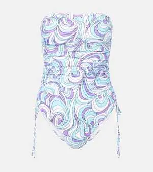 Melissa Odabash Sydney Strapless One Piece Swimsuit - Multicoloured