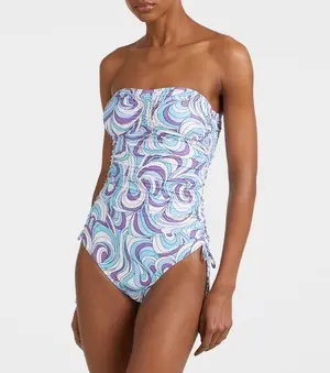 Melissa Odabash Sydney Strapless One Piece Swimsuit - Multicoloured