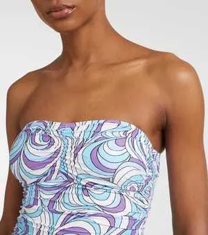 Melissa Odabash Sydney Strapless One Piece Swimsuit - Multicoloured