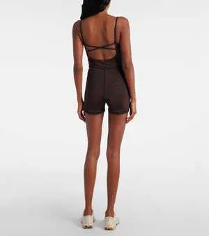 The Upside Arizona Kiva Lame Jersey Bodysuit