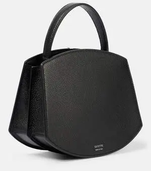 Savette Florence 20 Leather Tote Bag - Black