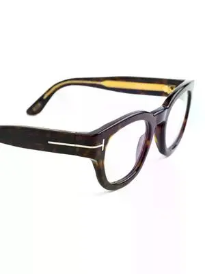 TOM FORD Square-frame Glasses - Brown