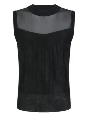Shanghai Tang Mesh Tank Top