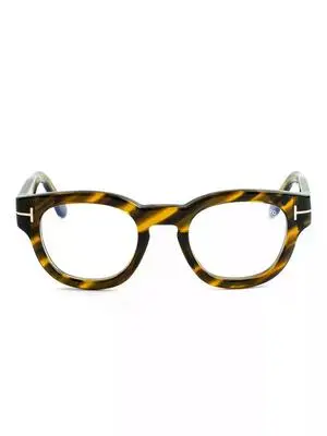 TOM FORD Square-frame Glasses - Brown