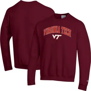Champion Virginia Tech Hokies Arch Over Logo Pullover Sweatshirt