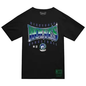 Mitchell & Ness Minnesota Timberwolves Worldwide Collection Glow Up T-shirt