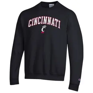 Champion Cincinnati Bearcats Arch Over Logo Pullover Sweatshirt