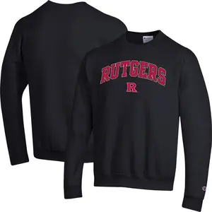 Champion Rutgers Scarlet Knights Arch Over Logo Pullover Sweatshirt