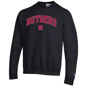 Champion Rutgers Scarlet Knights Arch Over Logo Pullover Sweatshirt