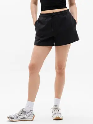 Athleta Fleece Mid-rise 4" Short