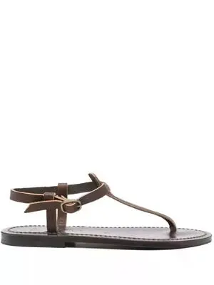 K.JACQUES Picon Flat Sandals - Brown