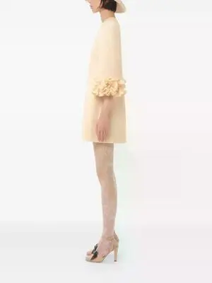 Valentino Garavani Crepe Couture Mini Dress - Neutrals