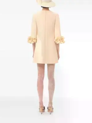 Valentino Garavani Crepe Couture Mini Dress - Neutrals