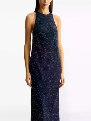 12 STOREEZ Polka-dot Print Midi Dress