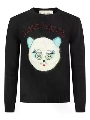 Valentino Garavani Embroidered Sweater - Black