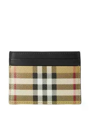 Burberry Check Cardholder - Neutrals