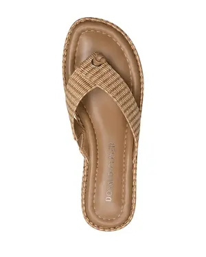 DONALD PLINER Thong Sandals - Tobacco