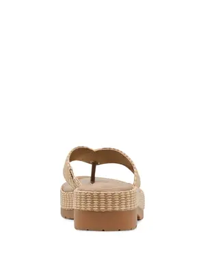 DONALD PLINER Thong Sandals - Tobacco