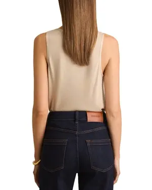 REISS Sleeveless Tank Top - Neutral