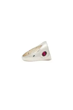 BLEUE BURNHAM Oval Chloroplast Signet Ring