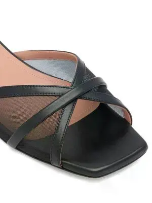 MALONE SOULIERS Perla Flat Sandals - Black