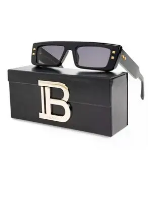 Balmain Rectangle-frame Sunglasses
