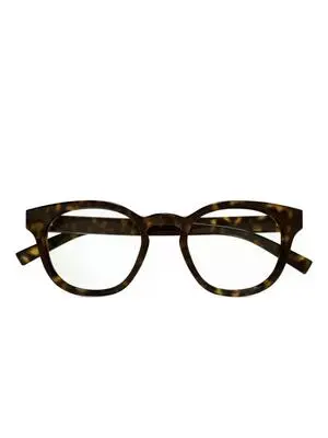 Gucci Round-frame Glasses - Brown