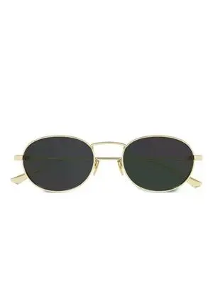 Saint Laurent Round-frame Sunglasses - Gold