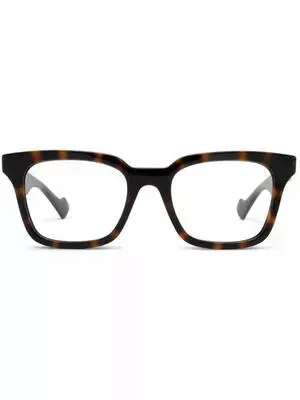 Gucci Square Frame Glasses - Brown