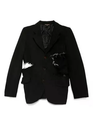 BLACK COMME DES GARÇONS Gabardine Treated Jacket